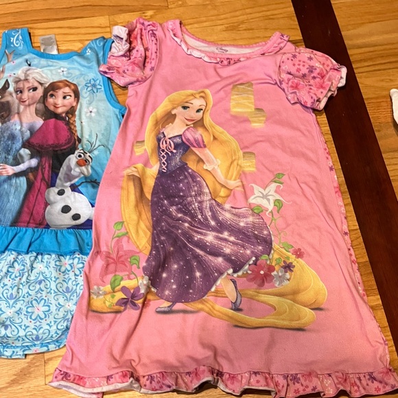 Disney | Pajamas | Disney Rapunzel Pink Nightgown For Kids | Poshmark